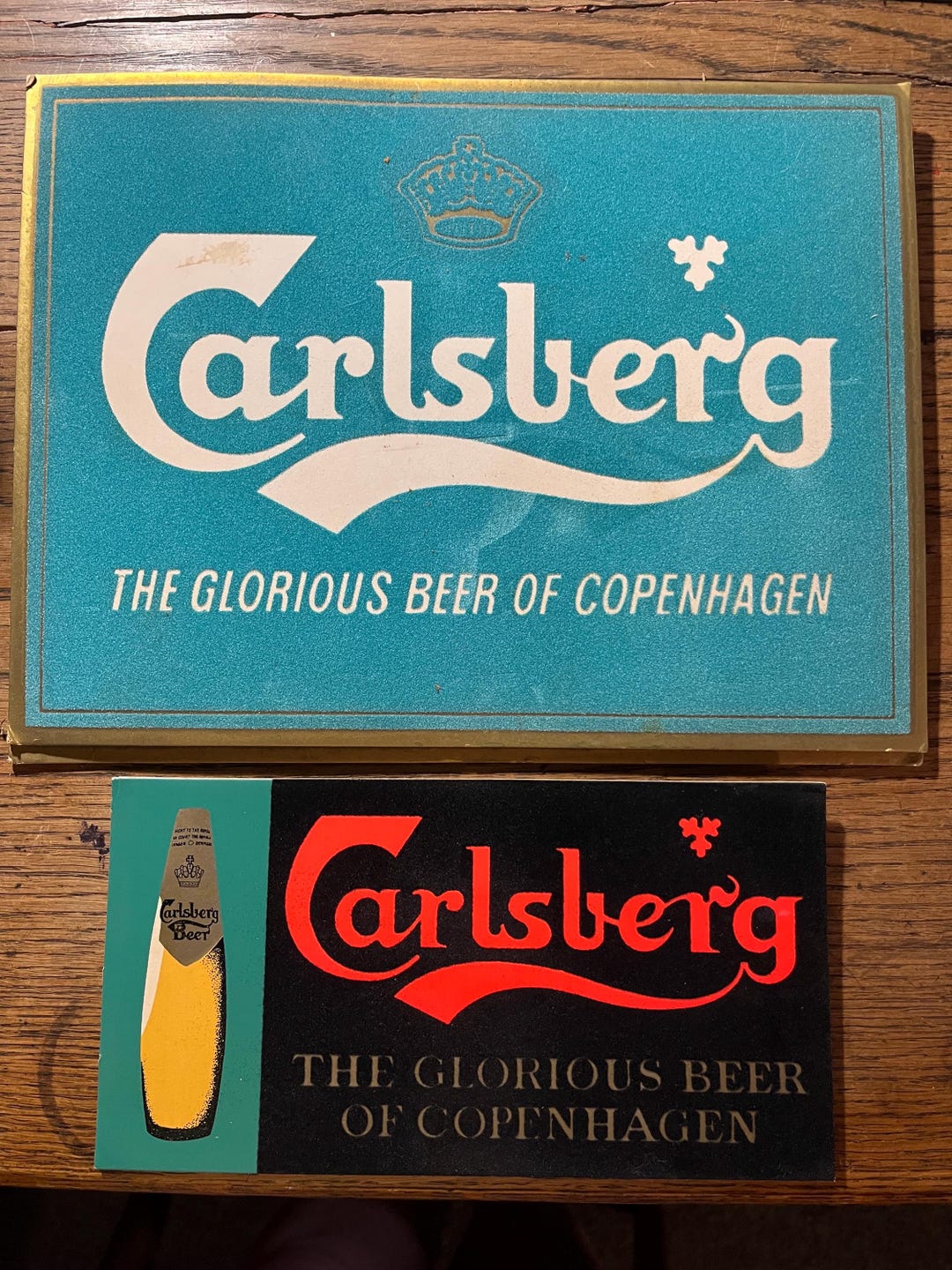 Vintage Carlsberg Beer Sign - Etsy