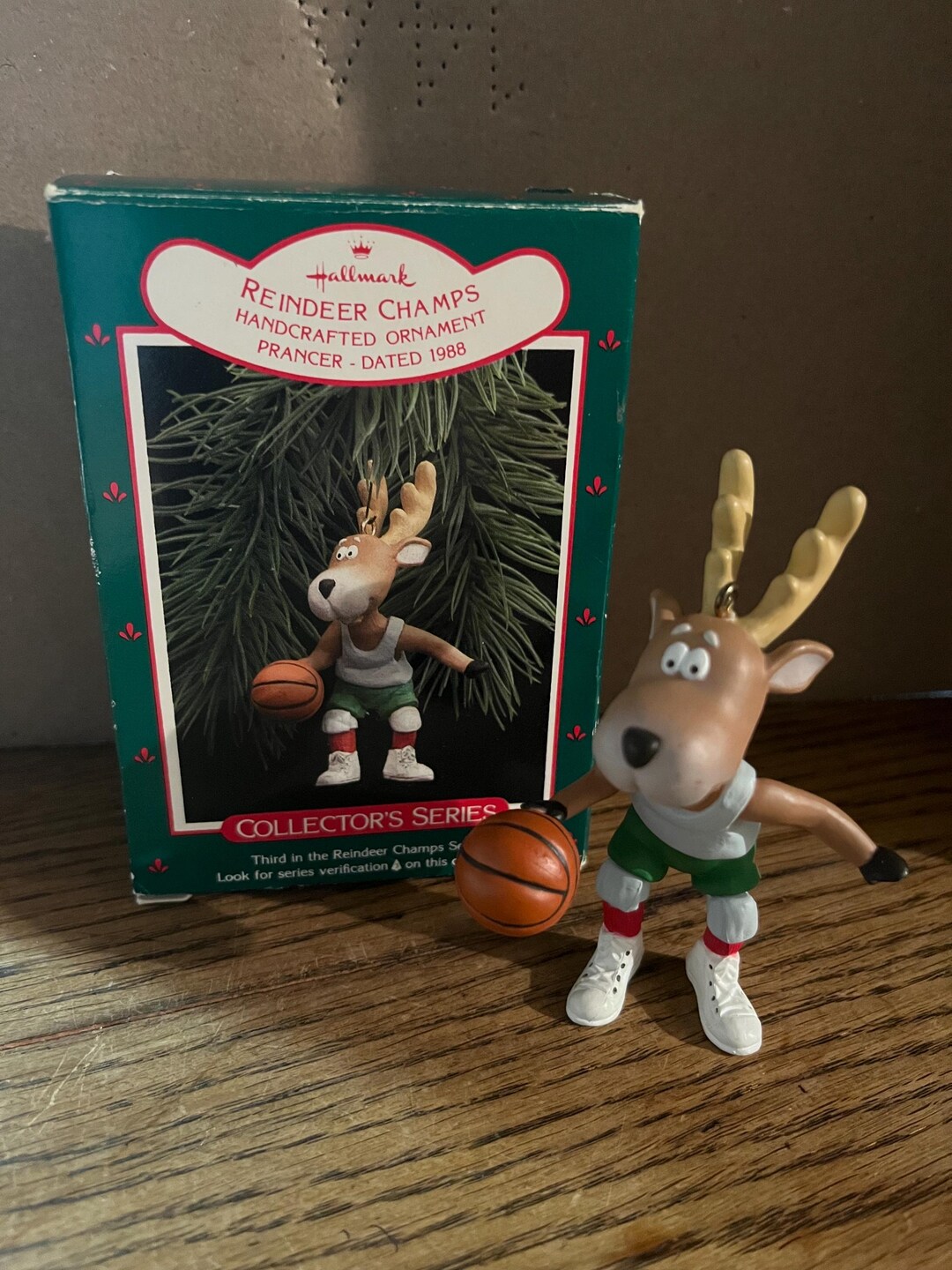 1988 Hallmark Prancer Reindeer Champs - Etsy