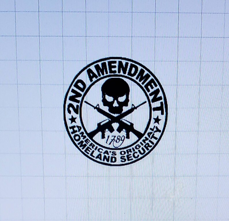 2nd Amendment Vinyl Decal - Etsy