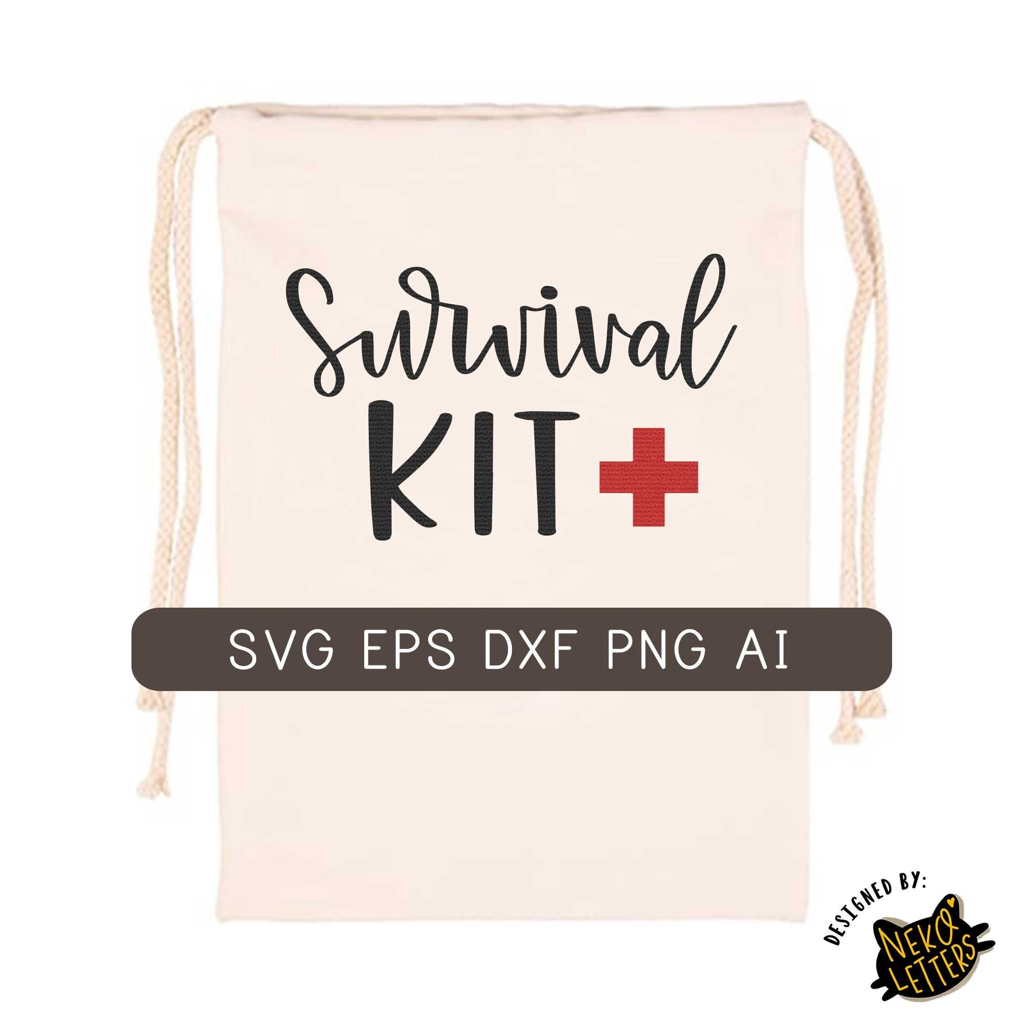 Survival Kit Svg, Survival Kit Printable, DXF, Eps, Cricut, Cut File ...