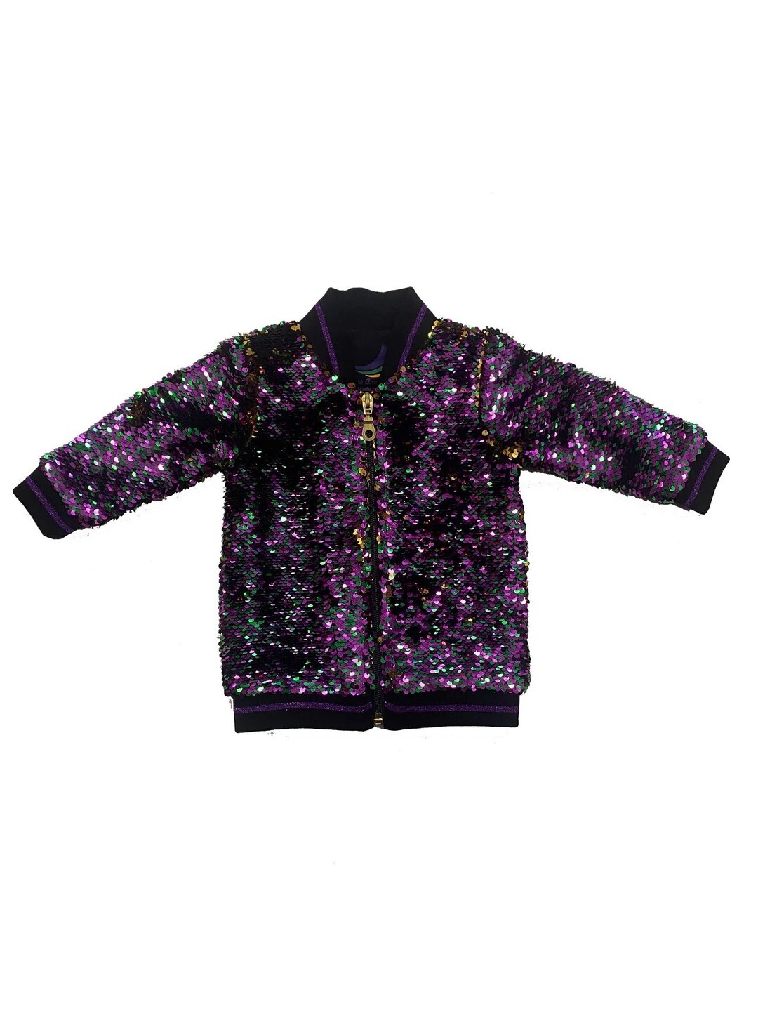 Mardi Gras Confetti Reversible Sequin Jacket Infant - Etsy