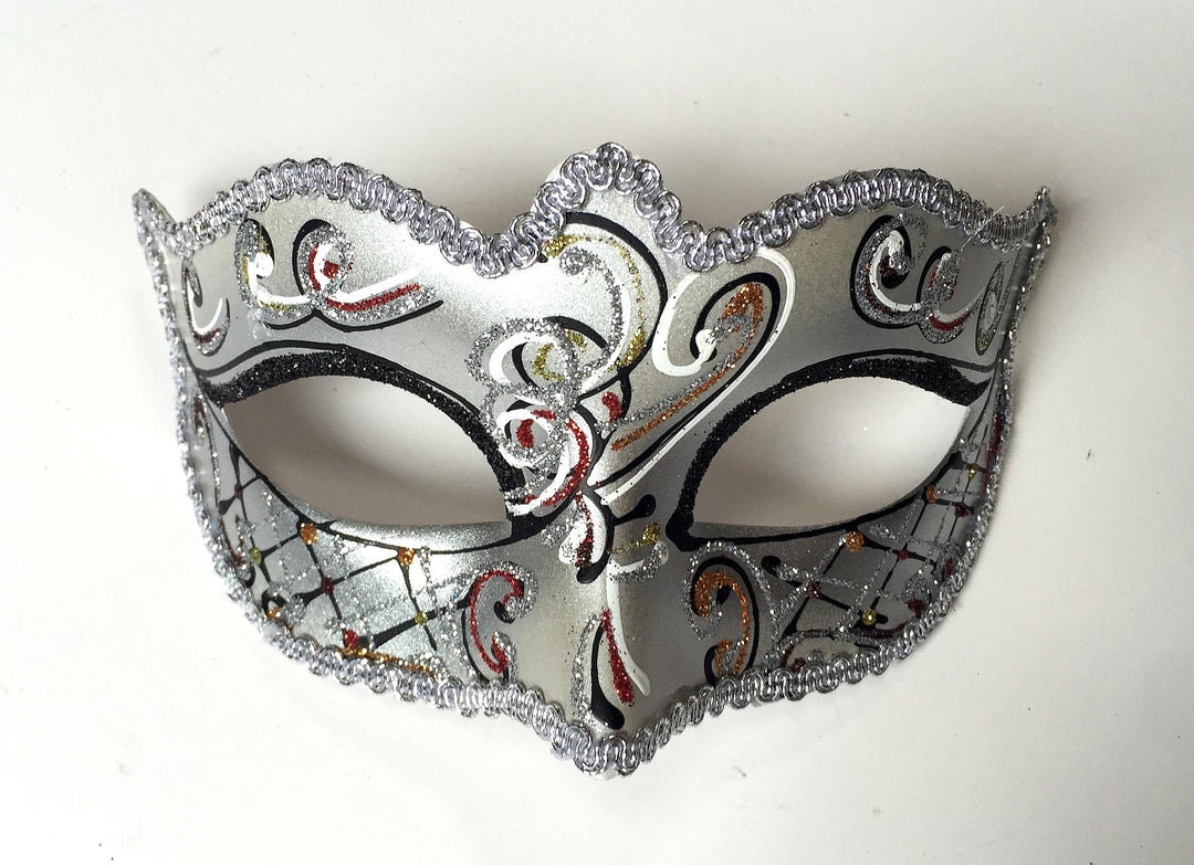 Eyelet Swirl Mask Silver - Etsy
