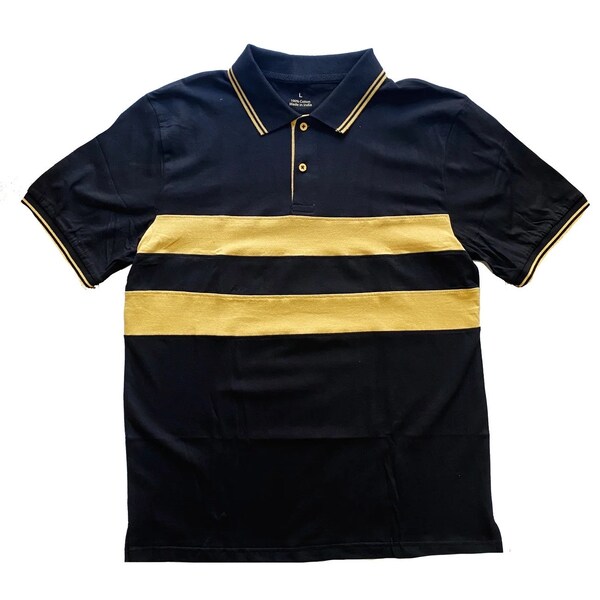 Black and Gold Polo - Etsy