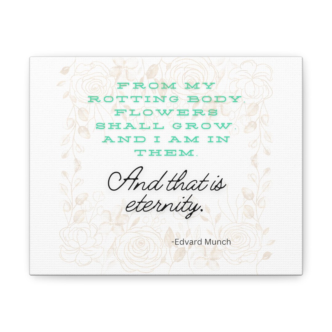 Edvard Munch Canvas Gallery Wrap - Etsy