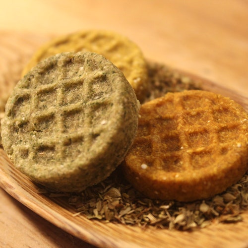 Bunny Waffle Treat All Natural Banana Treat for Rabbits - Etsy