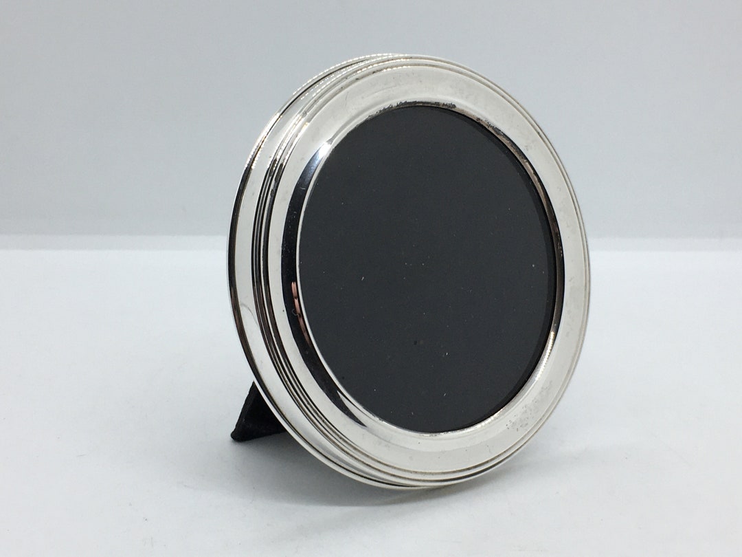 Vintage 105mm Wide Sterling Silver Fronted Circular Photo / Picture ...
