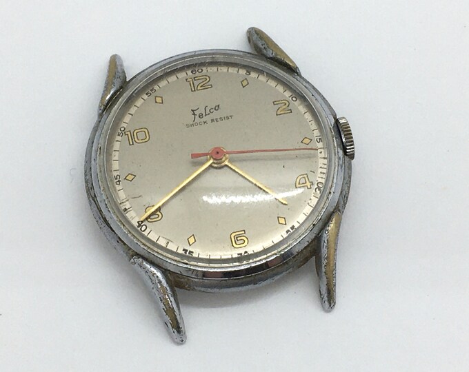 Vintage Gents Felca Wristwatch 17 Jewel Mechanical Watch - Working - Etsy