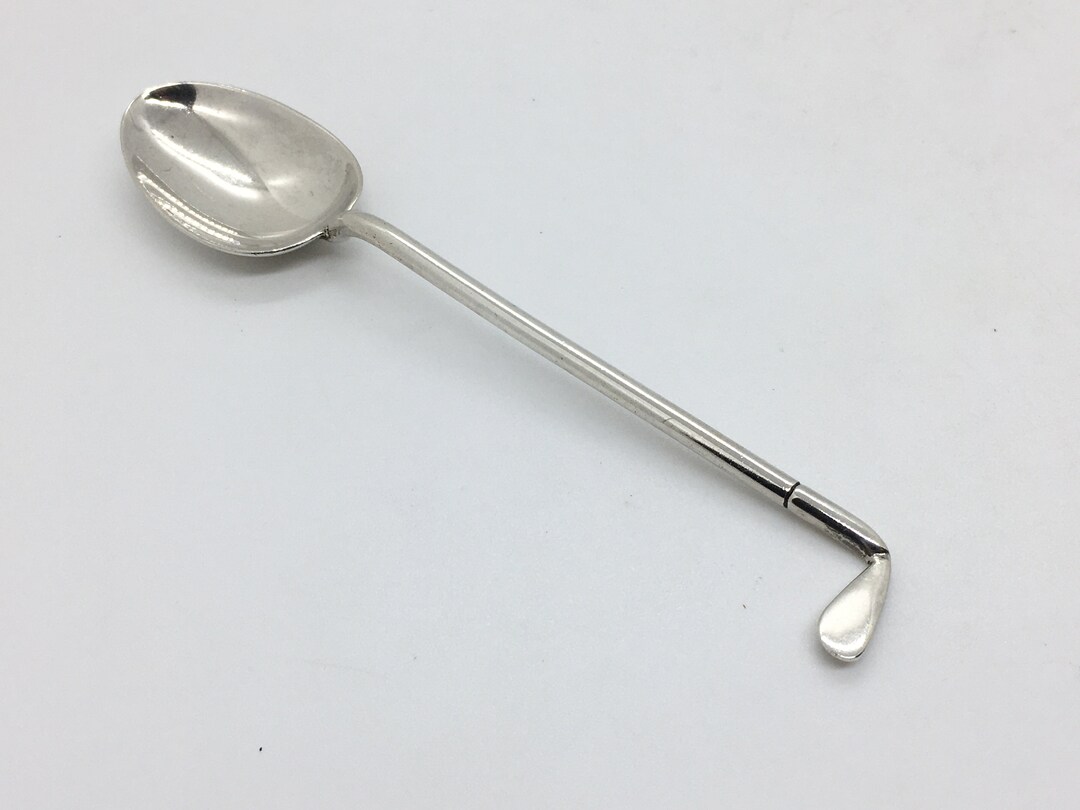 Single Collectable 1920s Solid Silver Golfing Themed Teaspoon - Etsy