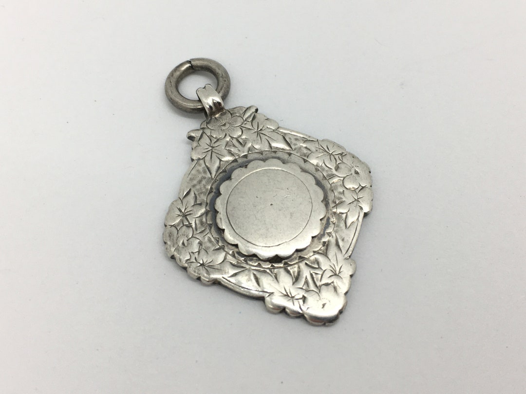 Victorian Solid Silver Fob for Pocket Watch Albert Chain - Etsy