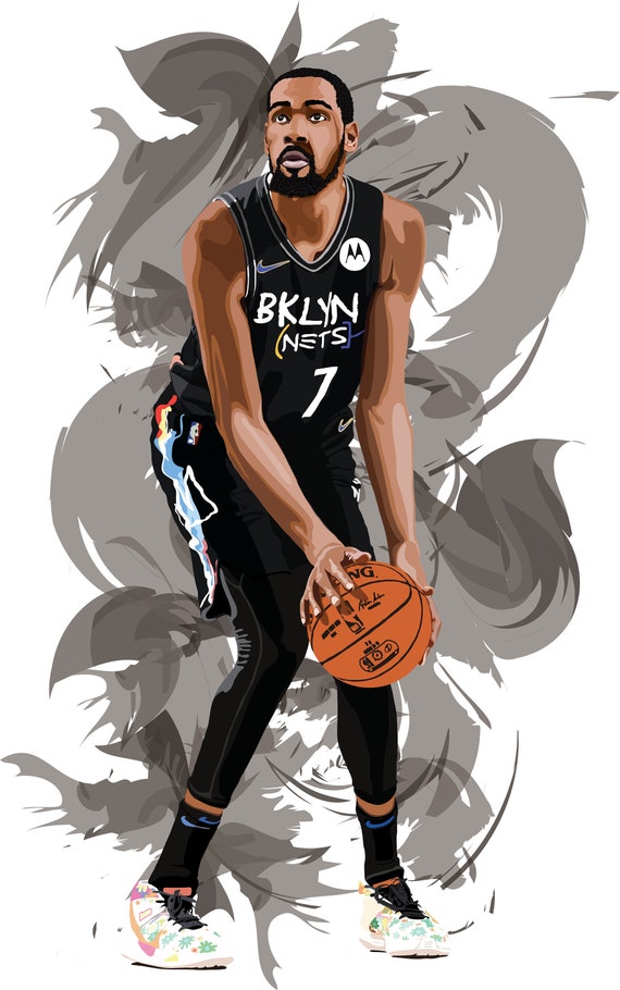 Drawings Of Kevin Durant Face