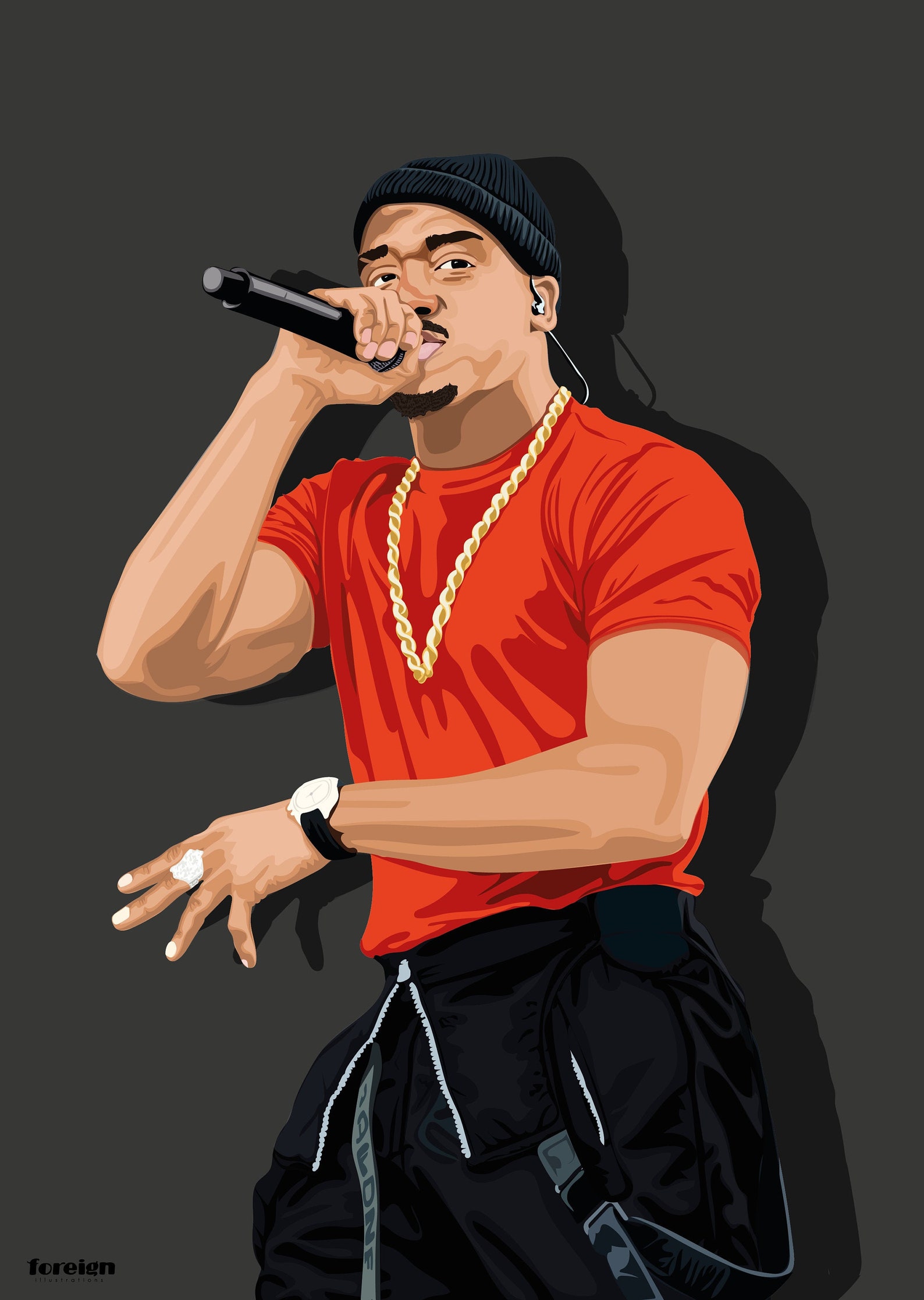 Bugsy Malone Rapper Fan Art Rapper Art Hiphop Art Music Art Digital ...