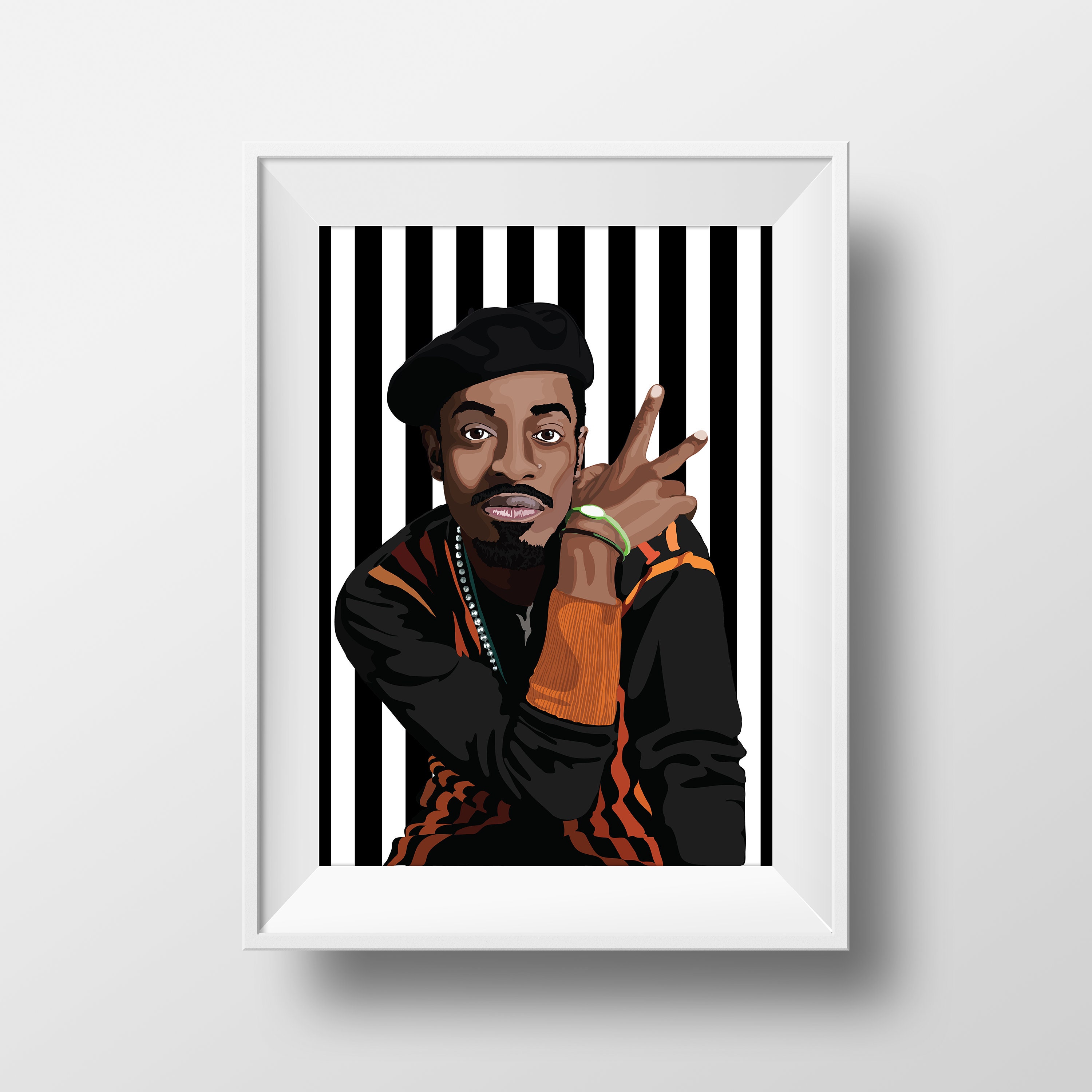 Outcast Poster Andre 3000 Poster Hiphop Art Outcast Art - Etsy