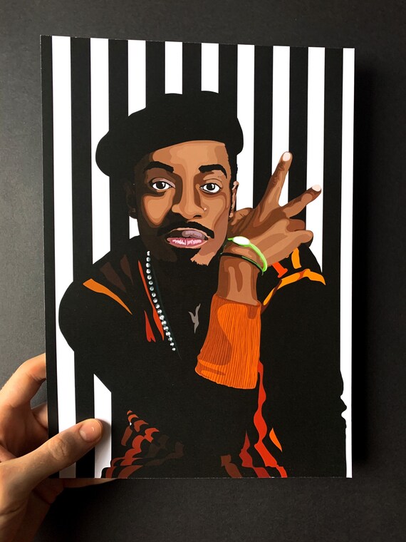 Outcast Poster Andre 3000 Poster Hiphop Art Outcast Art - Etsy UK