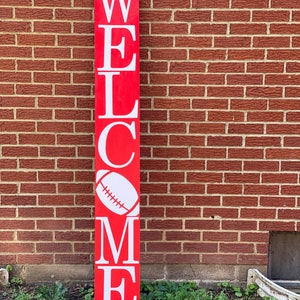 Football Welcome Sign - Etsy