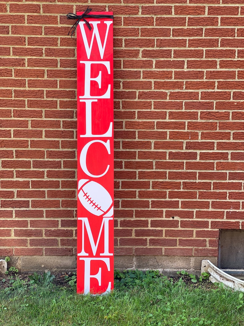 Football Welcome Sign - Etsy