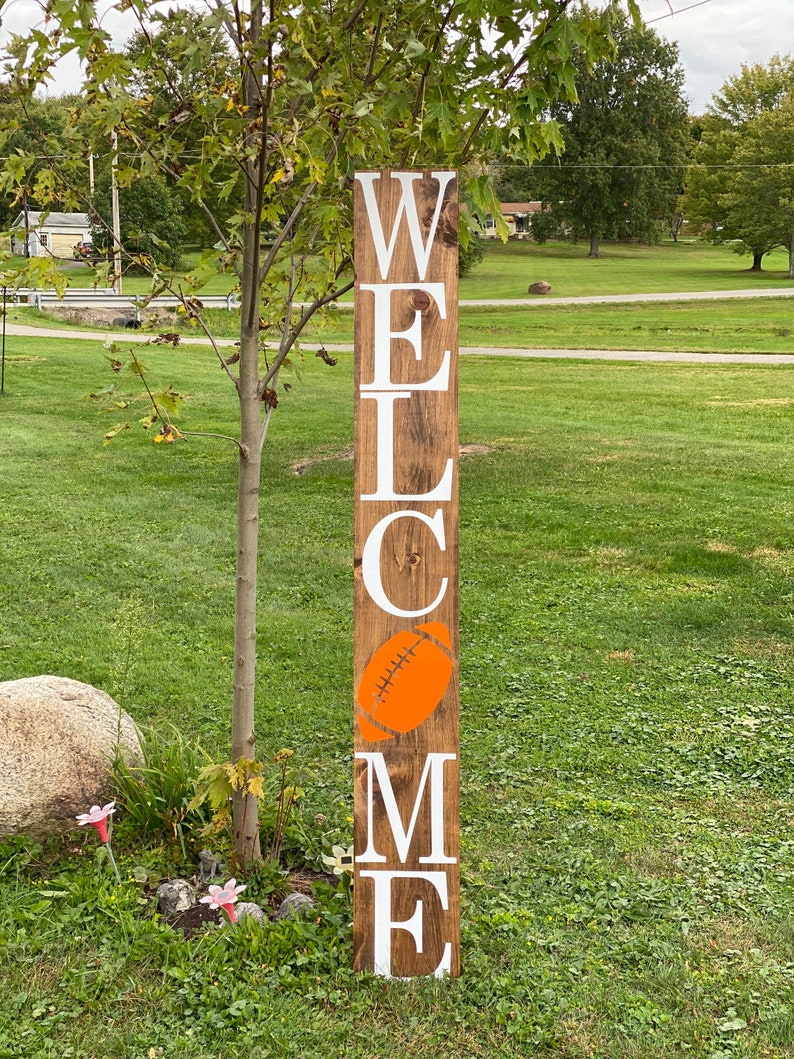 Football Welcome Sign - Etsy