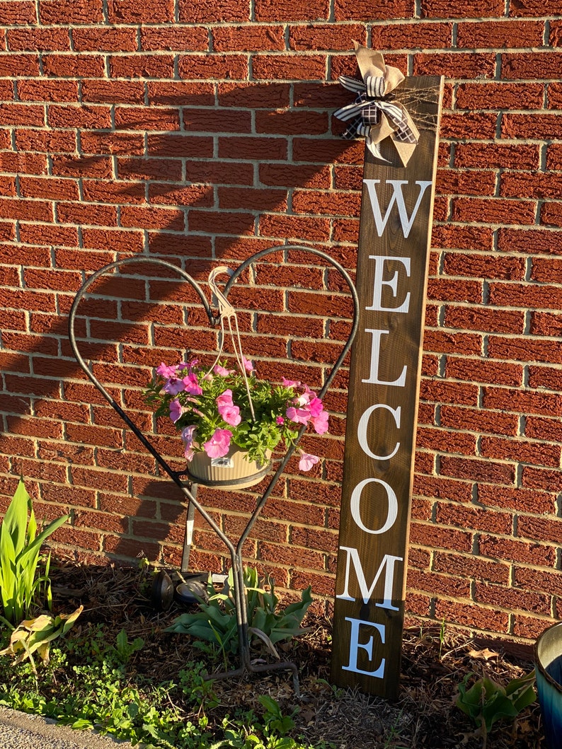 5ft Tall WELCOME SIGN - Etsy