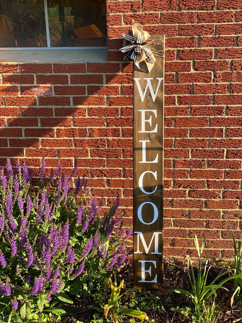 5ft Tall WELCOME SIGN - Etsy