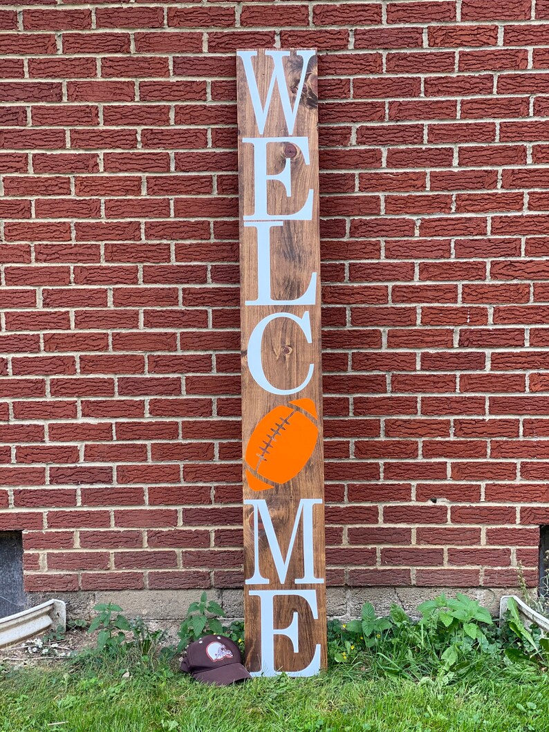 Football Welcome Sign - Etsy