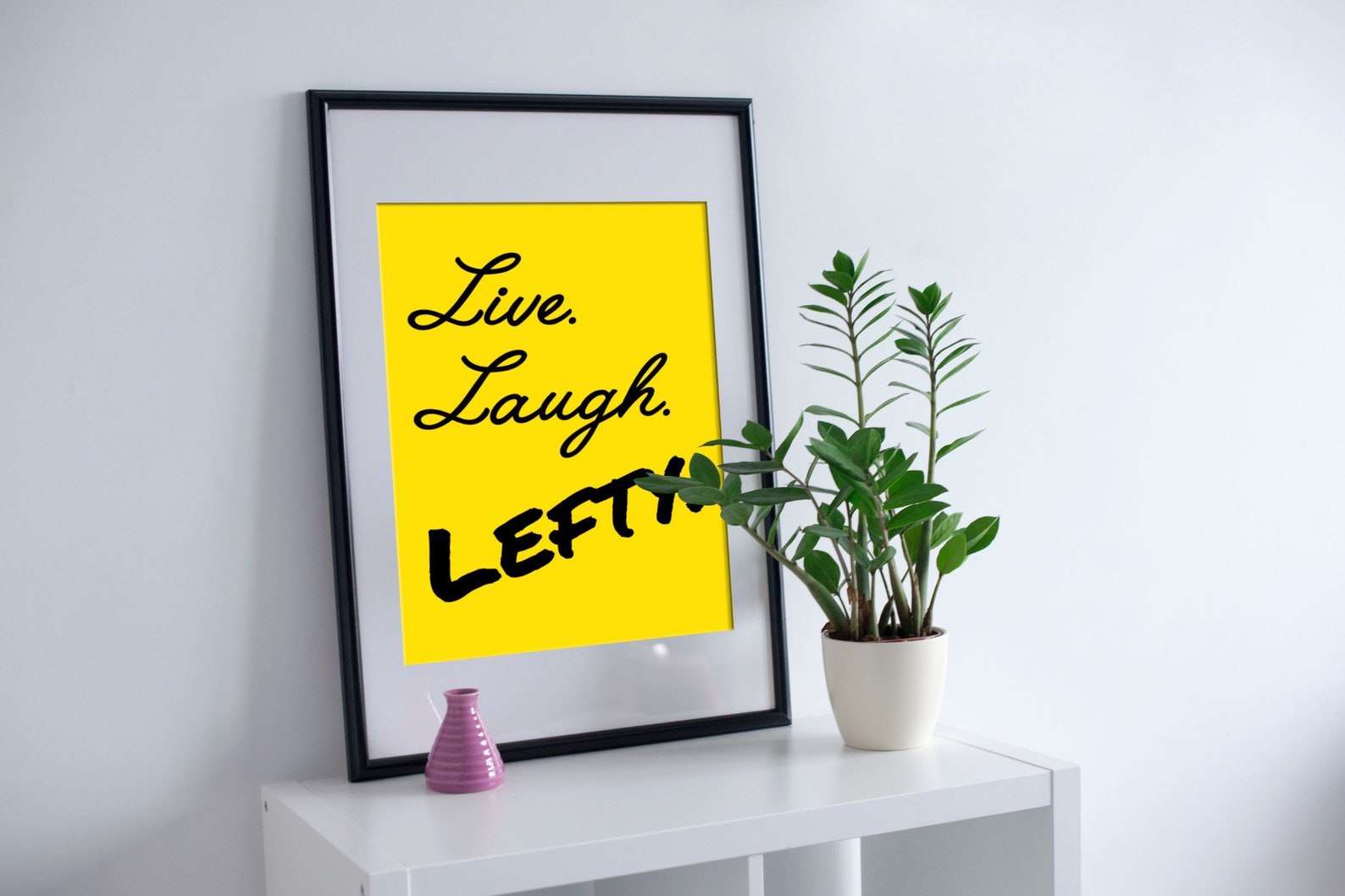 Live Laugh Lefty Wall Art, Gifts for Lefties, Gifts for Left Handers ...