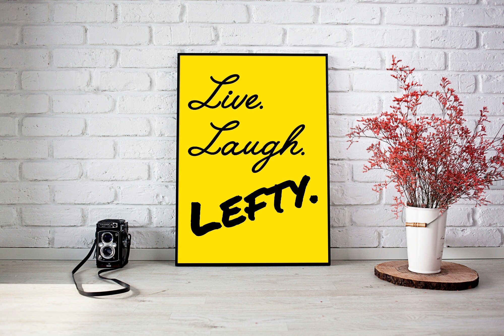 Live Laugh Lefty Wall Art, Gifts for Lefties, Gifts for Left Handers ...