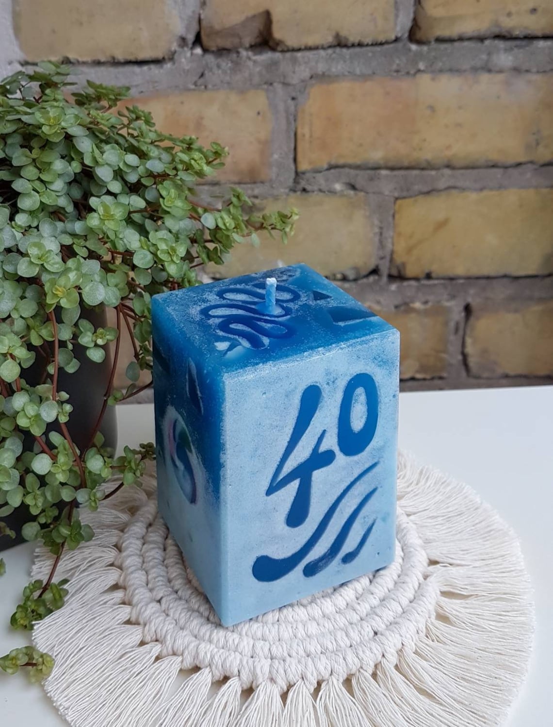 Birthday Candle With Number 40 to 49 Years for Anniversary - Etsy