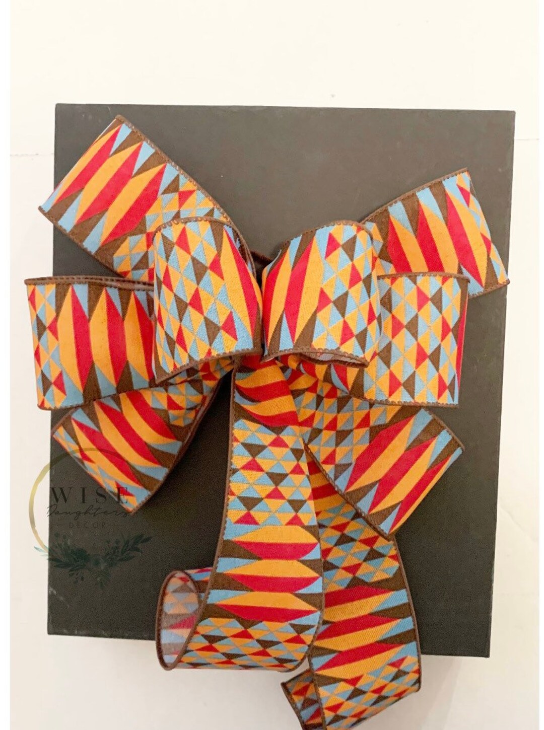 Kwanzaa Holiday Bow, Black History Bow, Kente Lantern Bow, African ...