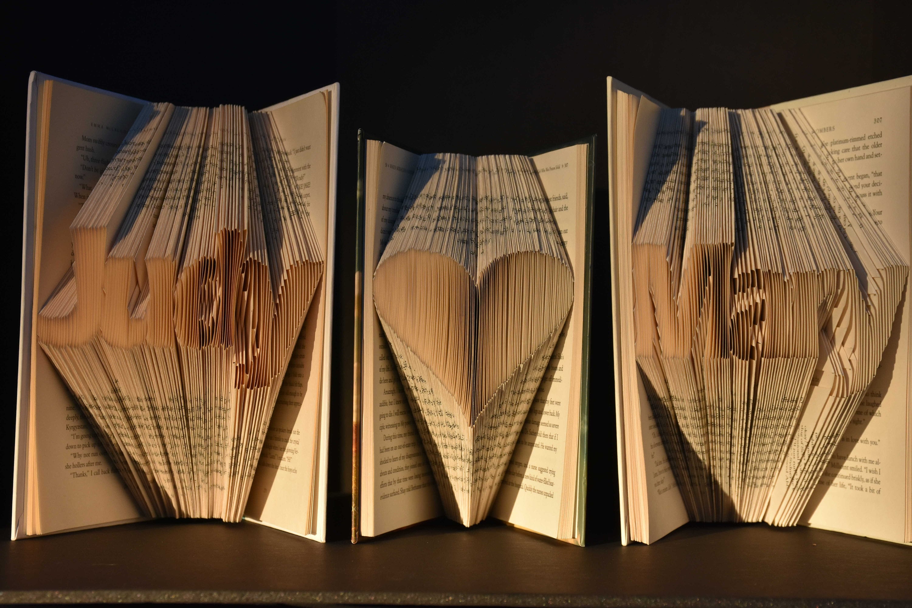 Heart Book Folding - Etsy