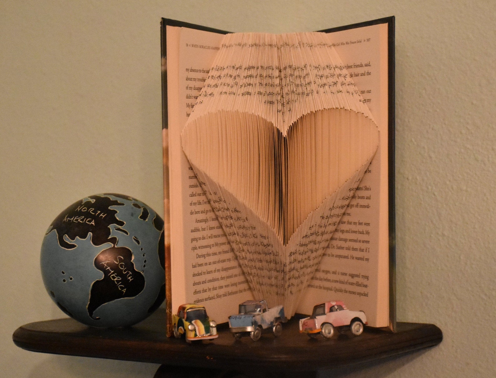 Heart Book Folding | Etsy