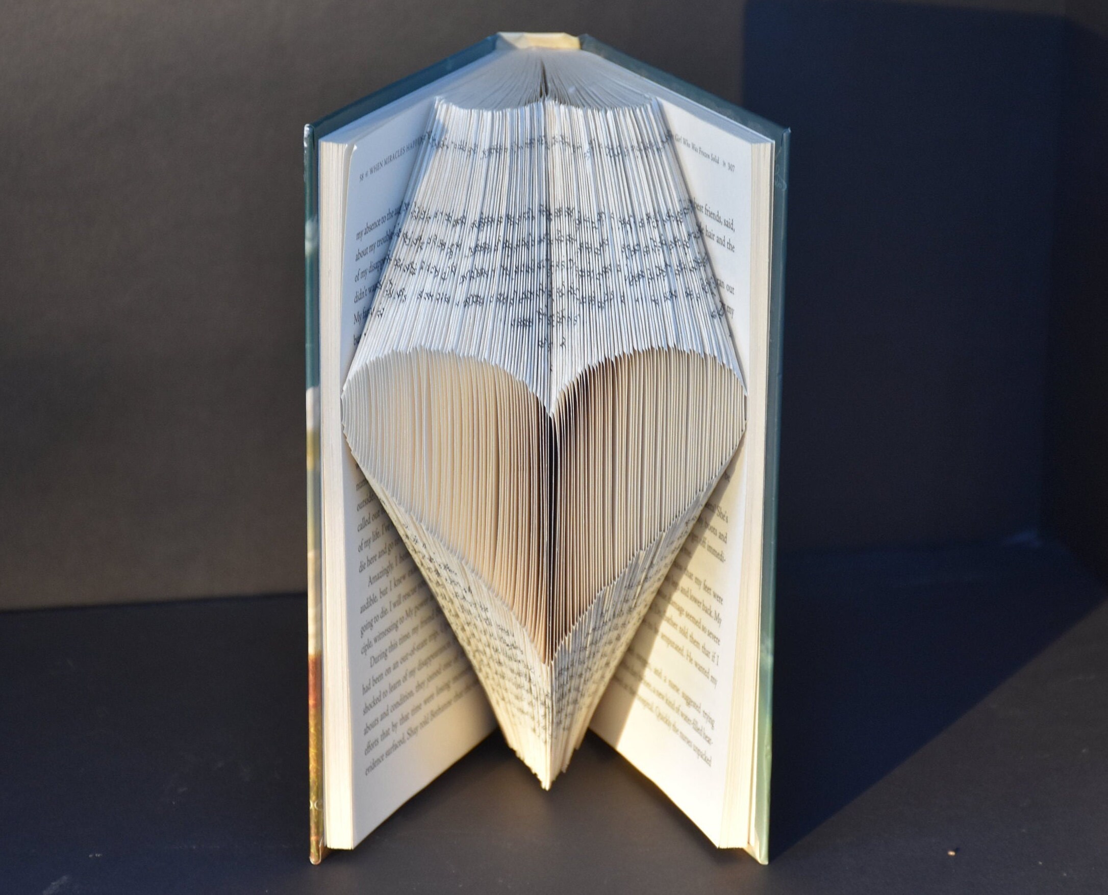 Heart Book Folding | Etsy