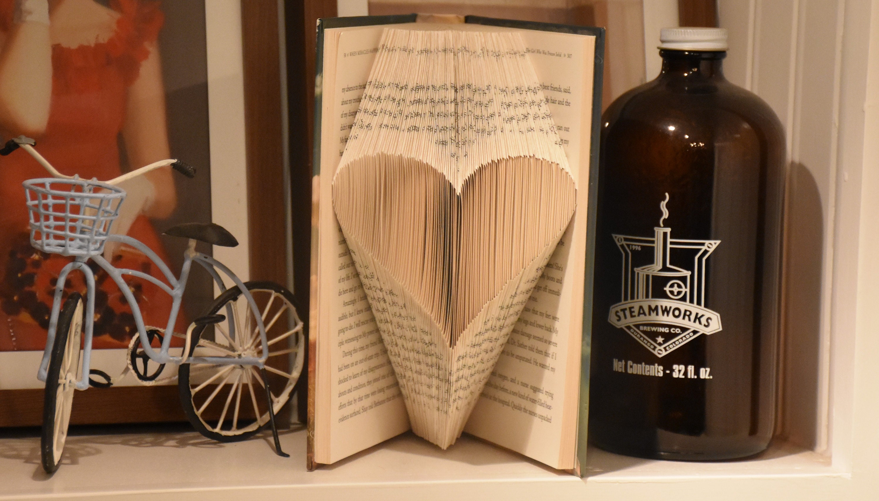 Heart Book Folding - Etsy