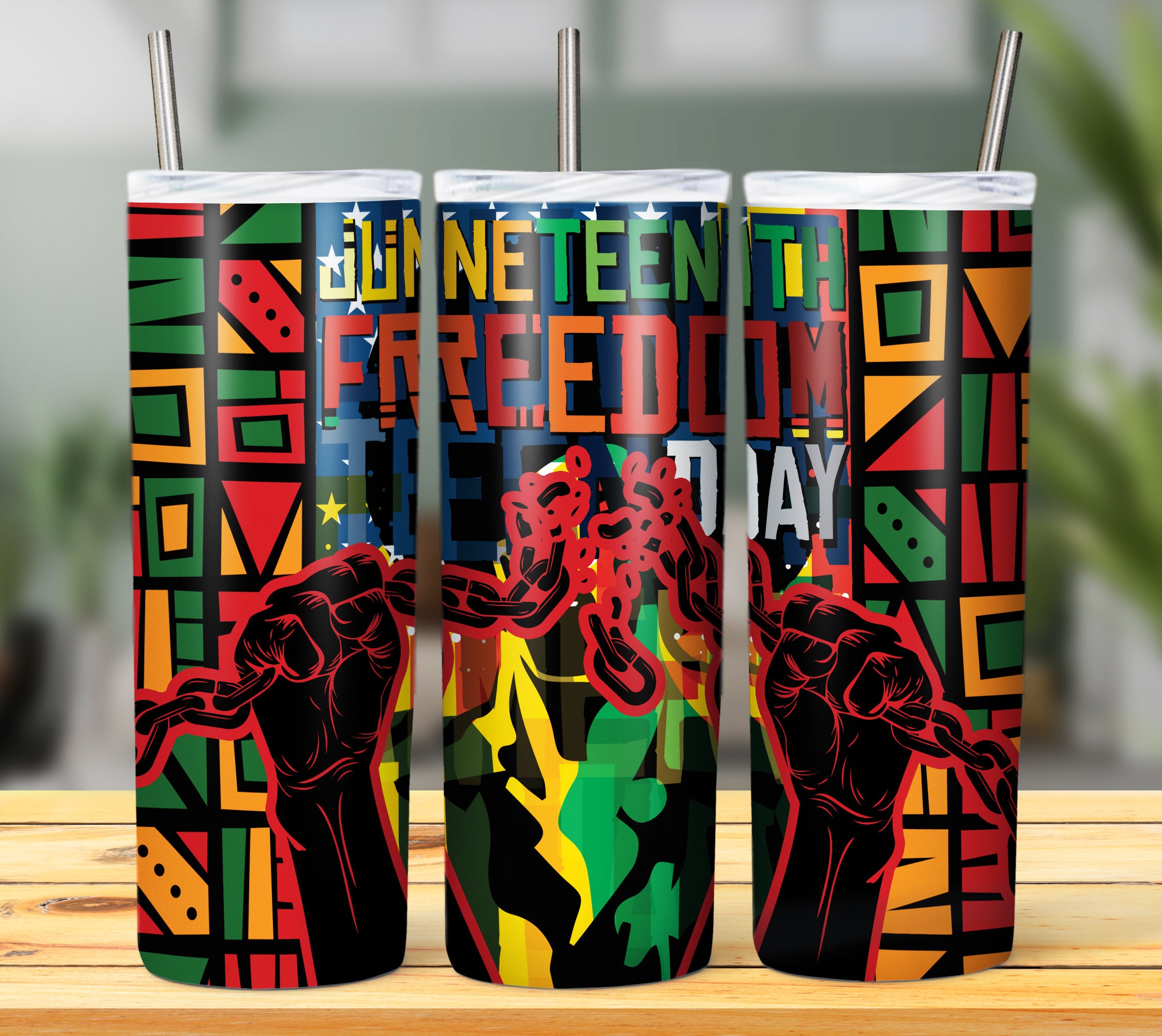 Juneteenth Tumblers Designs and Mockups - Etsy