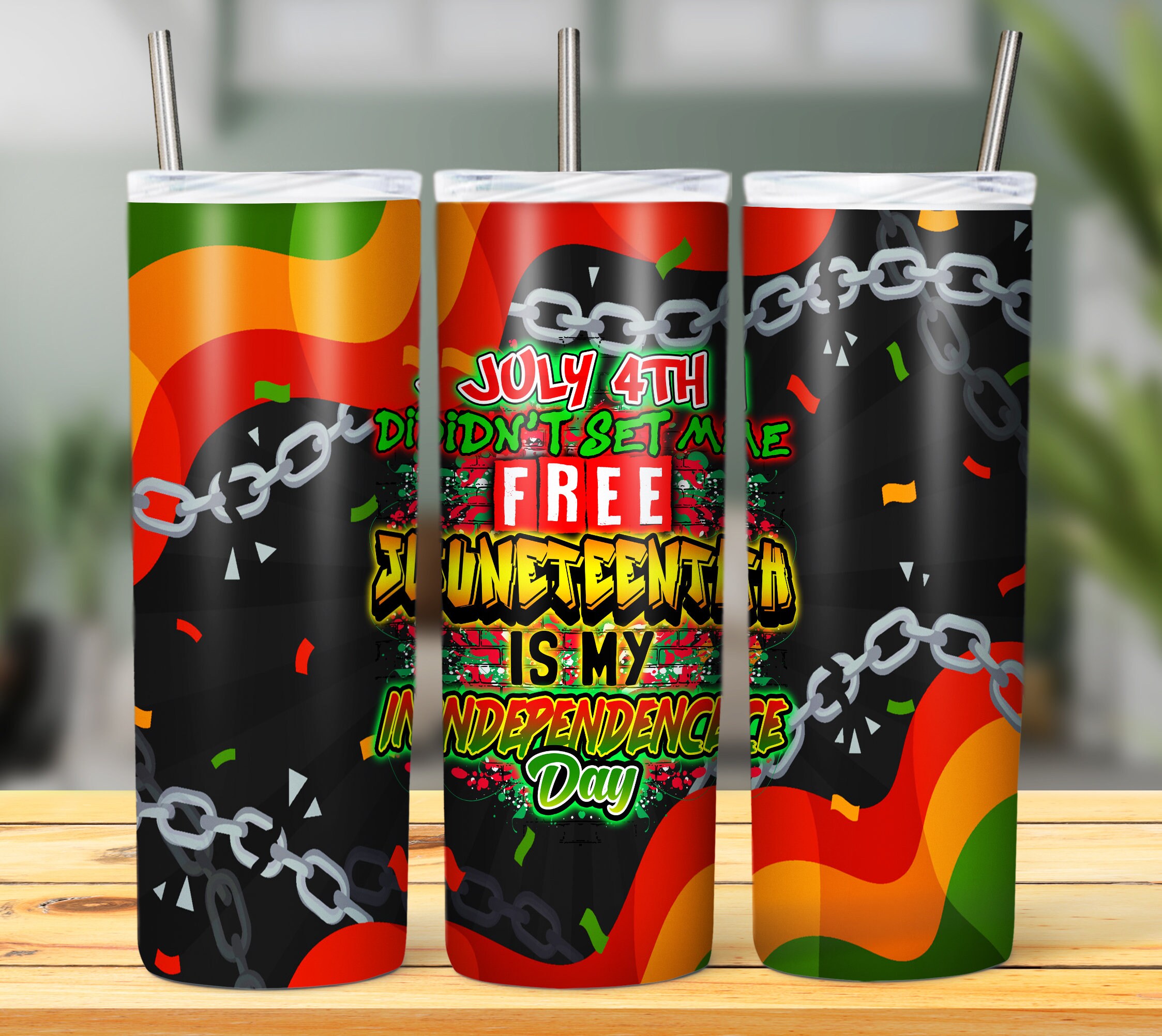 Juneteenth Tumblers Designs and Mockups - Etsy