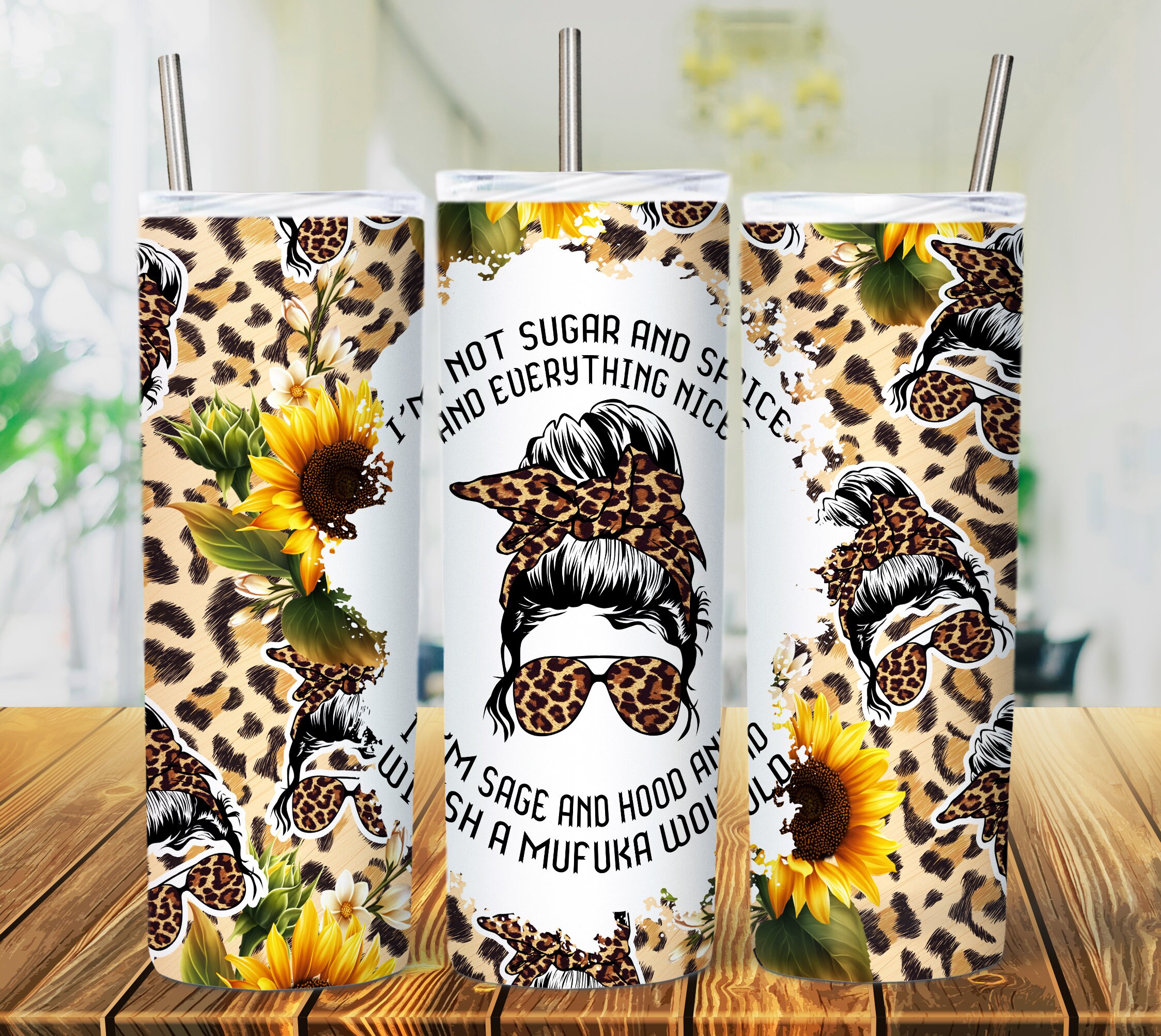 Messy Bun Tumblers Designs and Mockups - Etsy