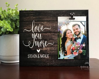 Love You More Frame - Etsy