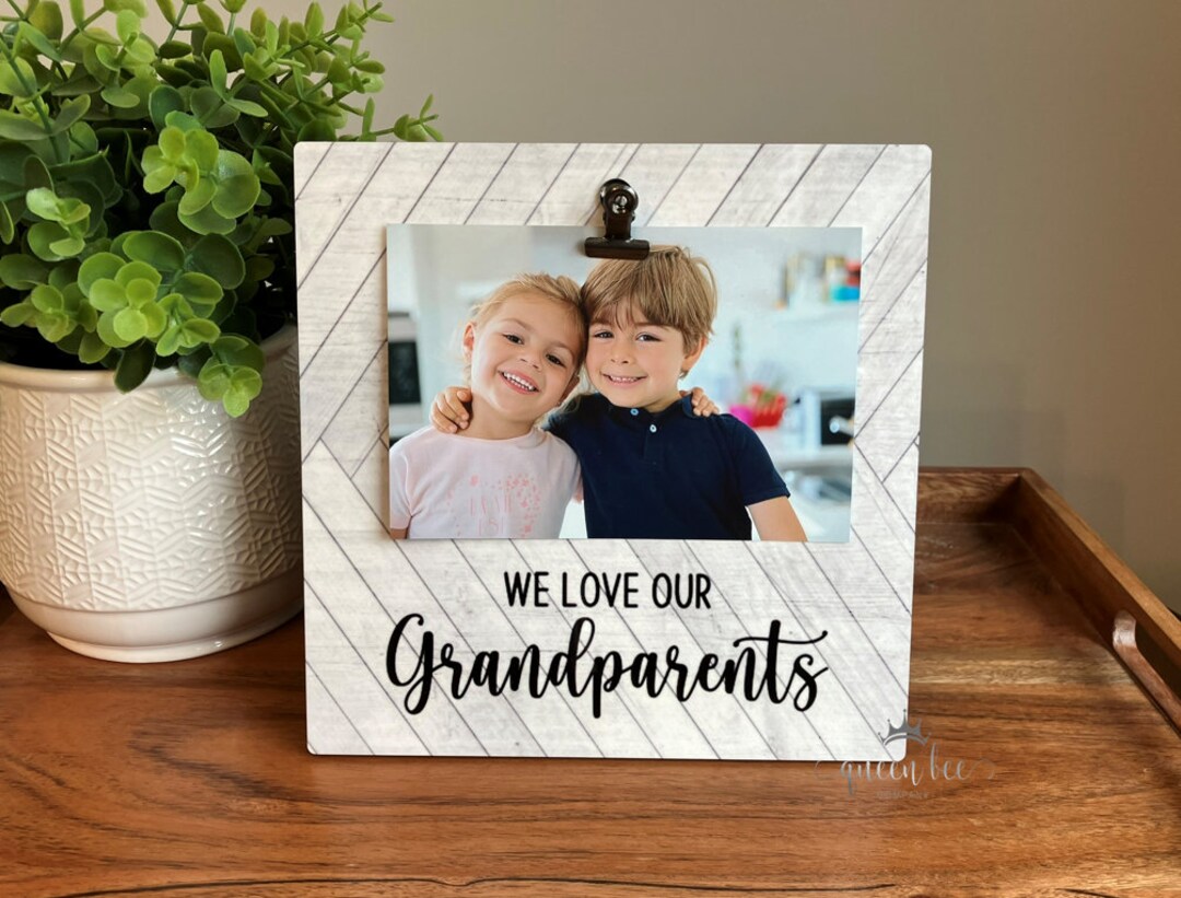 Grandparents Picture Frame Gift for Grandparents Grandchild Picture ...