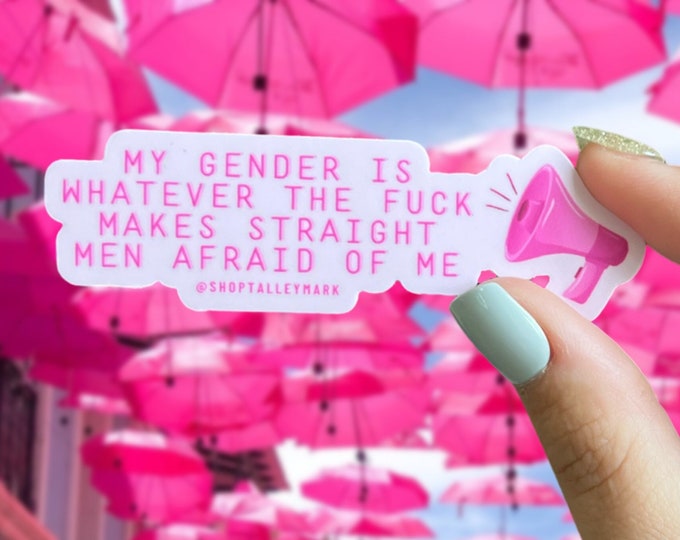 LGBT Sticker, Nonbinary Gender Sticker, Genderfluid Sticker, Pronouns ...