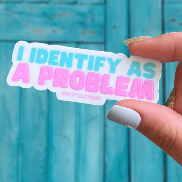 Funny Gender Identity Stickers - Etsy