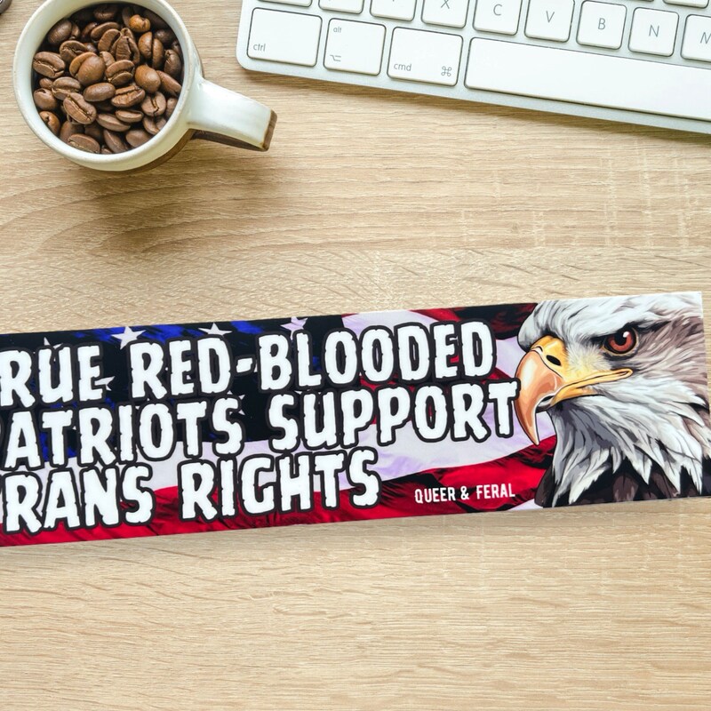 Funny Bumper Sticker Trans - Etsy