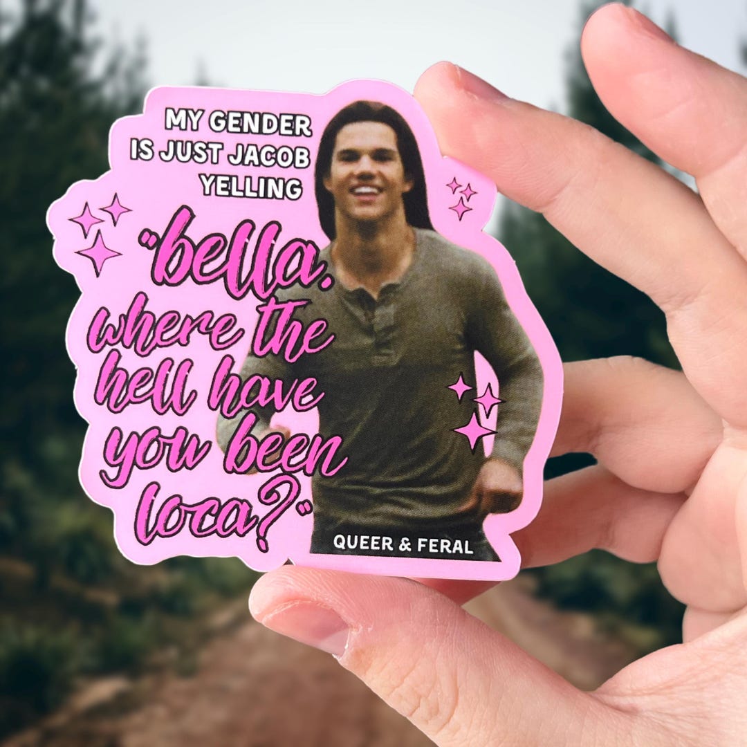 Funny Twilight Bumper Sticker, Unhinged Bumper Sticker, Funny Bumper ...