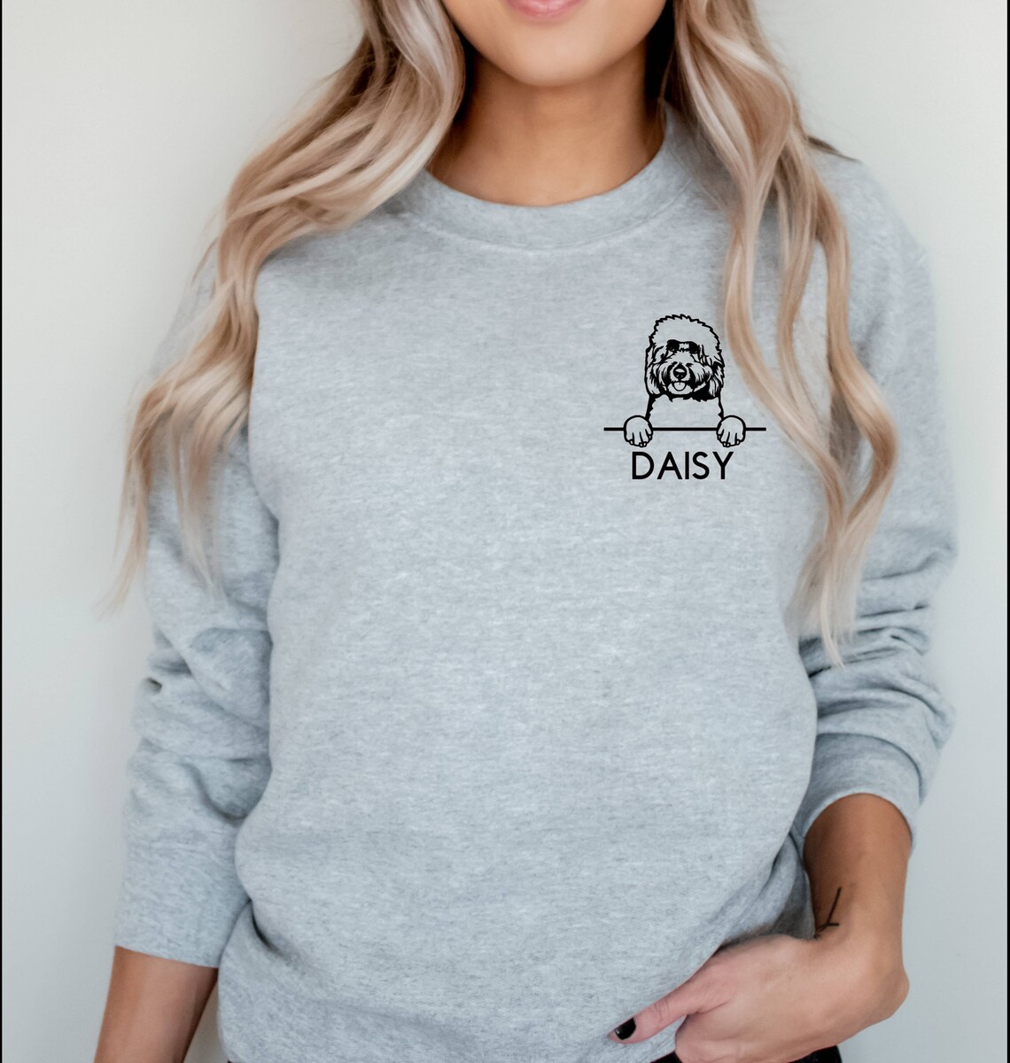 Personalized Dog Face Sweatshirt Dog Shirt Custom Dog Name - Etsy