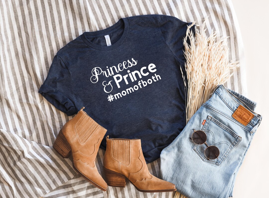 Mom of Both Shirt Prince and Princess Shirt Boy Mom Shirt - Etsy