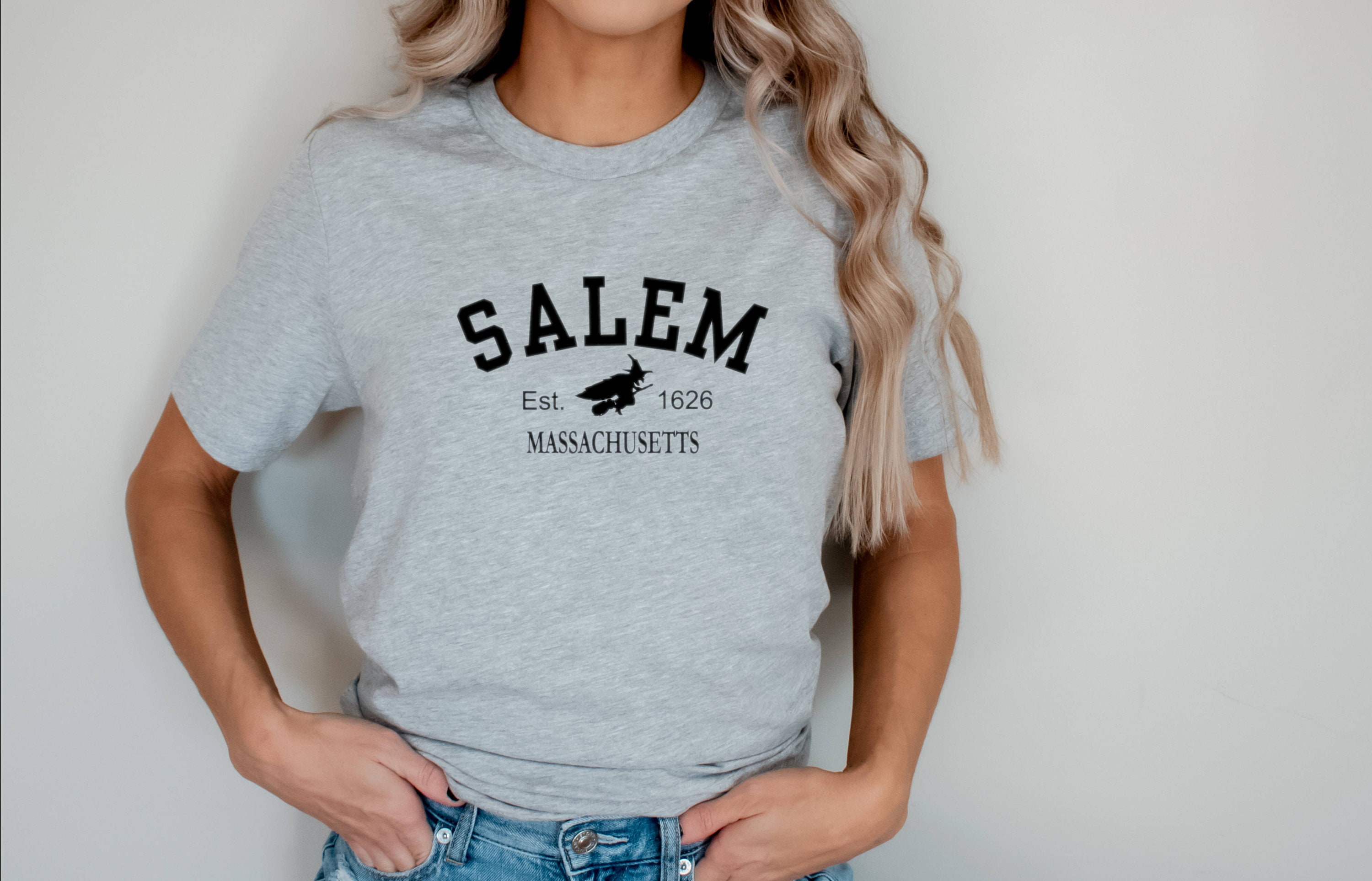 Salem Shirt Fall Tshirt Halloween Graphic Tee Womens Salem - Etsy