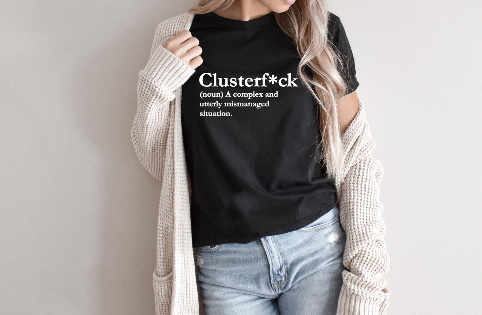 Clusterfuck Shirt Clusterfck Funny Graphic Tee Shit Show - Etsy