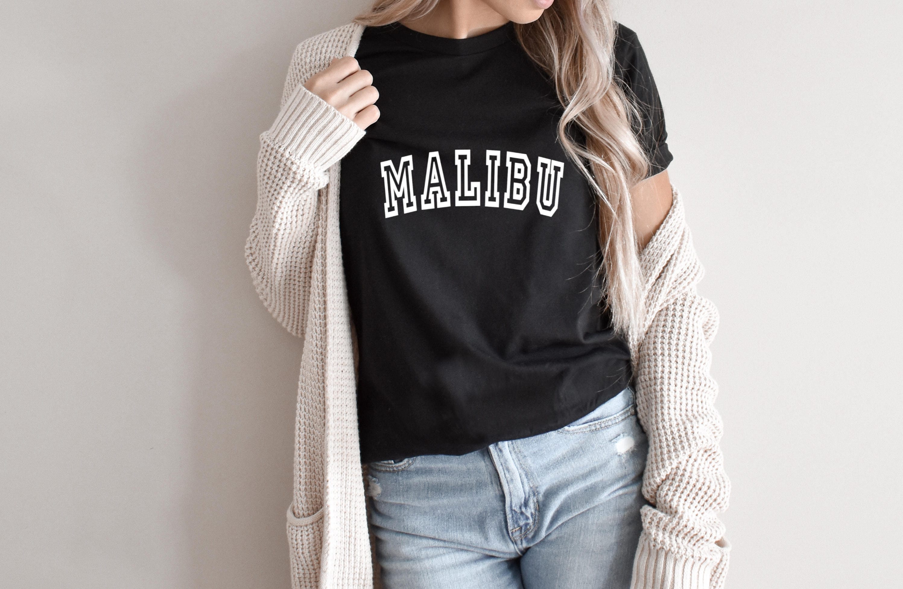 Malibu Shirt Preppy Shirt for Women Preppy Graphic Tee | Etsy