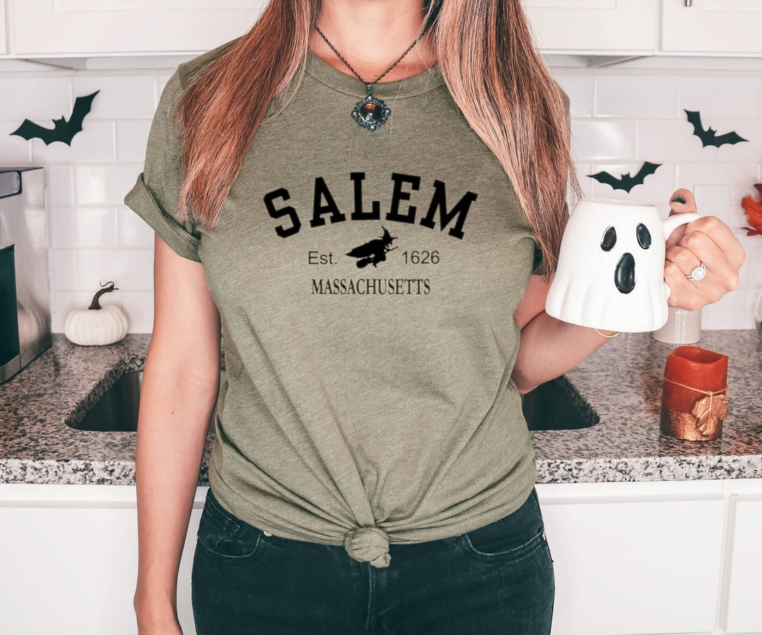 Salem Shirt, Fall Tshirt, Halloween Graphic Tee, Womens Salem Shirt ...