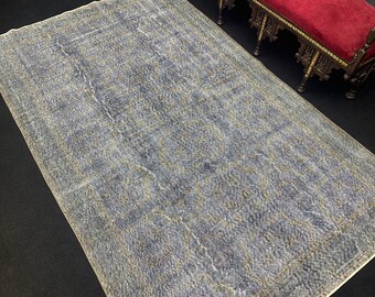 Navy and Yellow Rug - Etsy