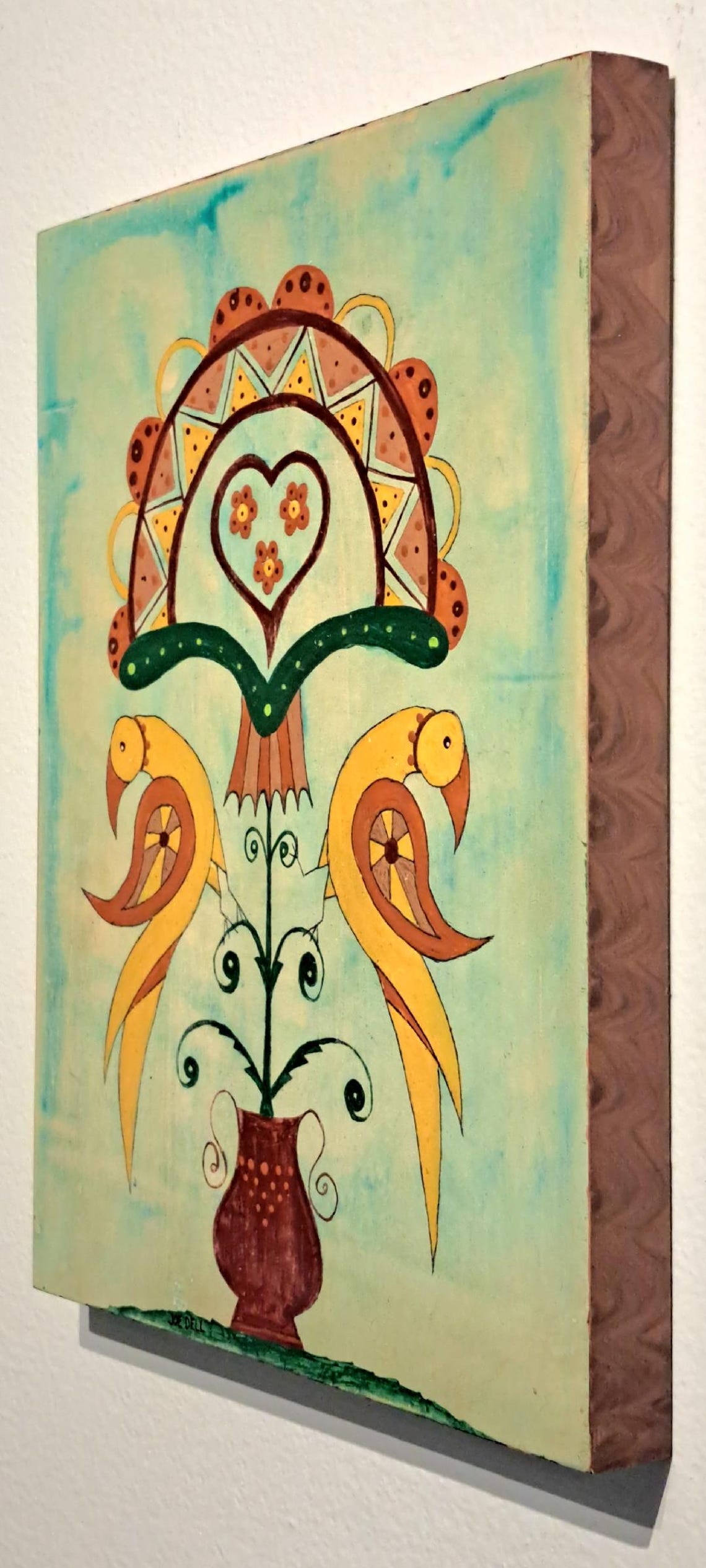 Pa. Dutch Painting, Distlefink Painting, Amish Distlefink, Distlefink ...