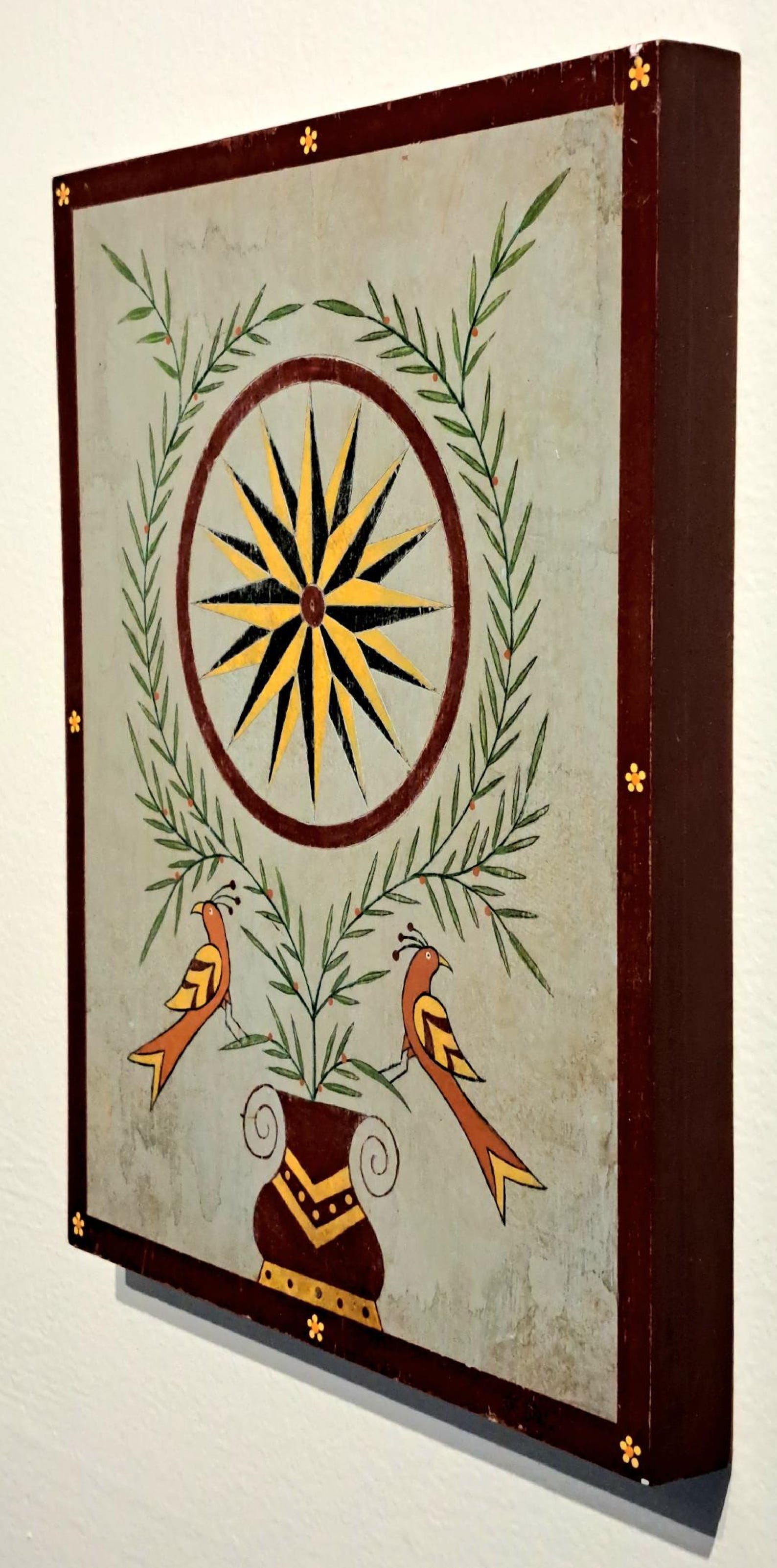 Distlefink Painting, Hex Sign Painting, Folk Art Painting, Pa Dutch ...