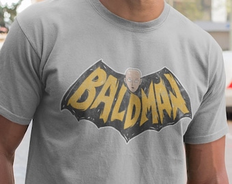 Funny Bald T Shirt | Etsy